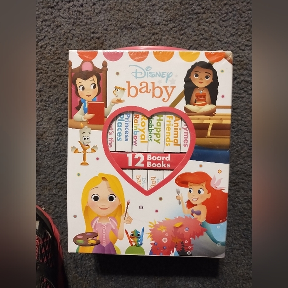 Disney | Toys | Unopened Brand New Disney Baby Princess Board Books Set ...